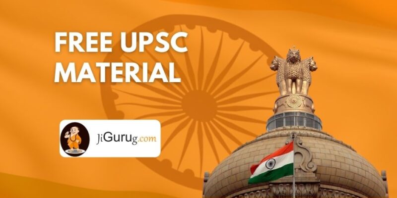 Free UPSC Material - JiGuruG.com