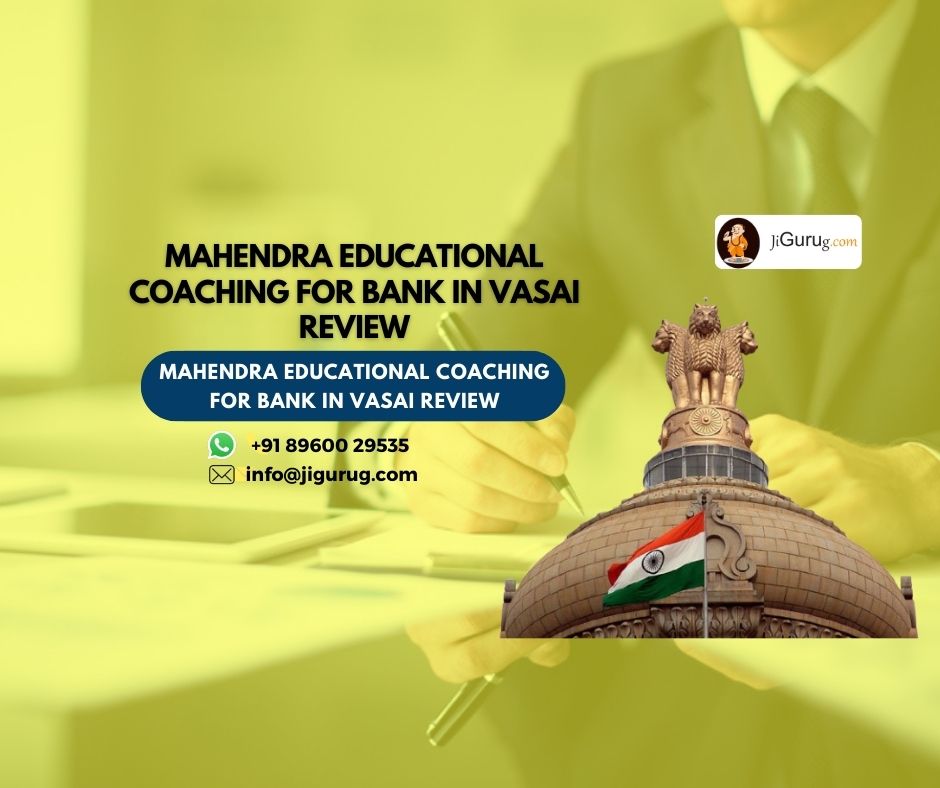 Mahendra Educational Coaching For Bank In Vasai | JiGuruG
