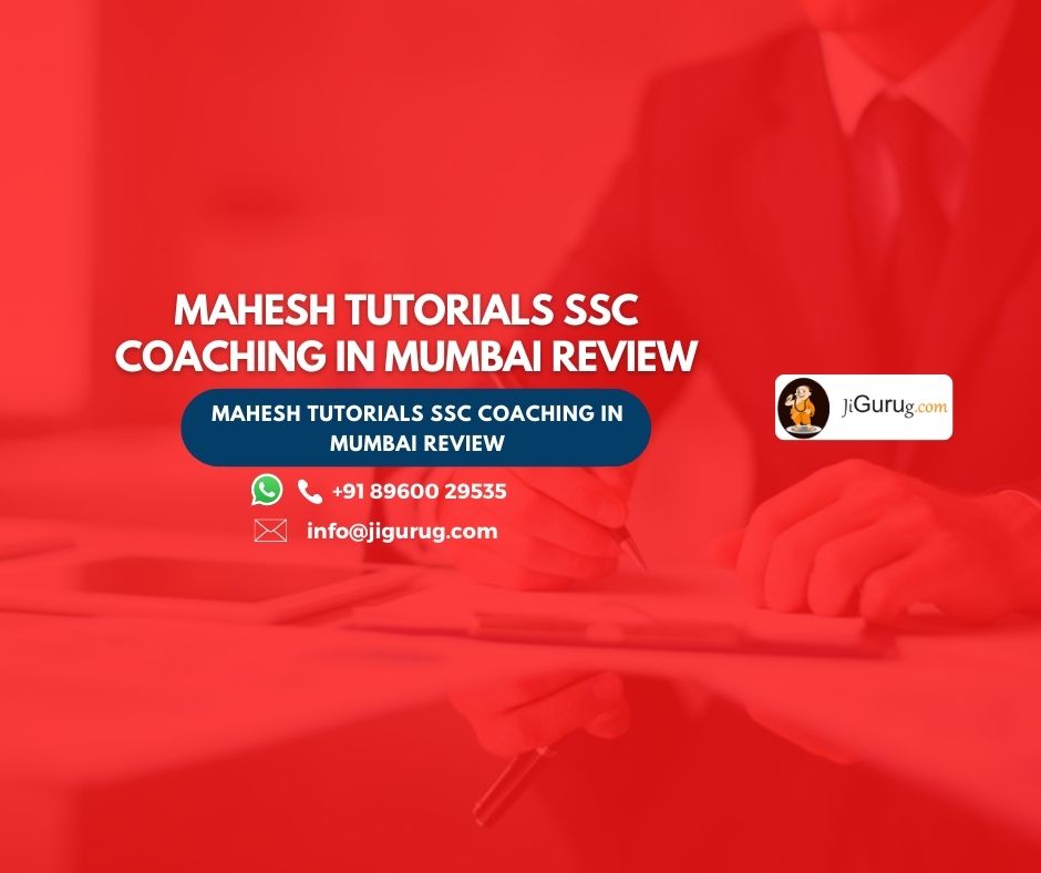 Mahesh Tutorials SSC Coaching In Mumbai - JiGuruG
