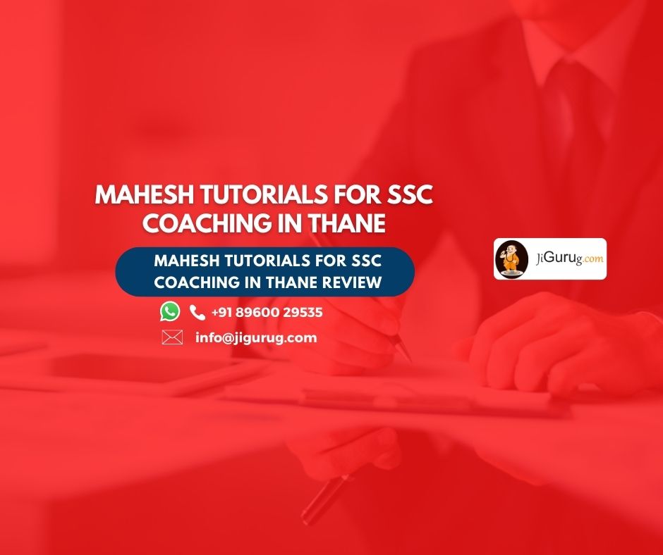 Mahesh Tutorials For SSC Coaching In Thane | JiGuruG